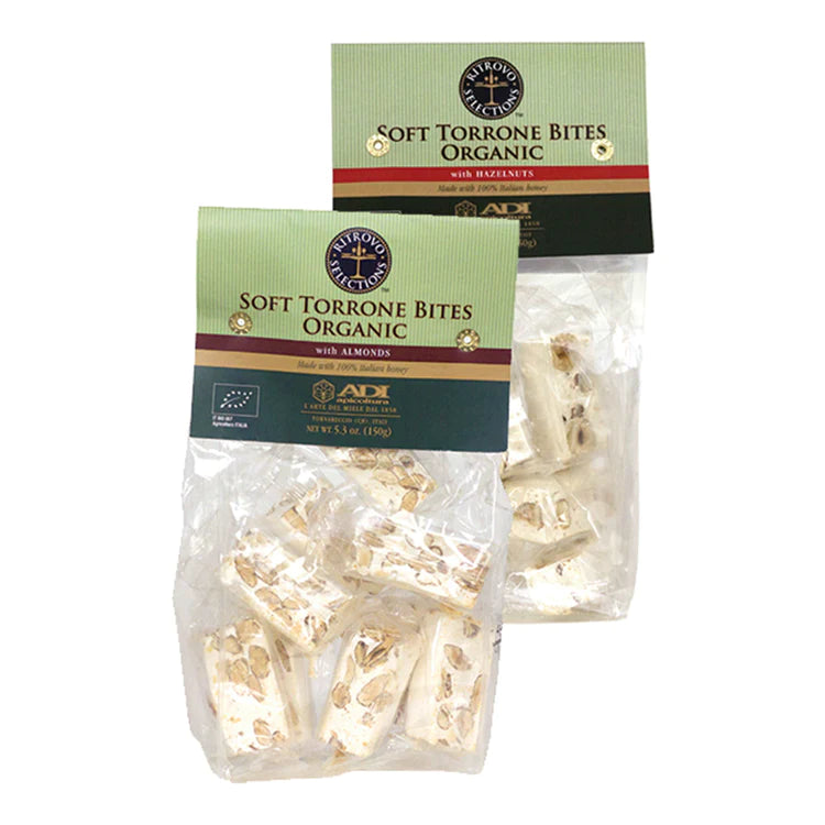 Adi Apicoltura Organic Mini Torrone with Almonds 150 gr / 5.3 oz ...