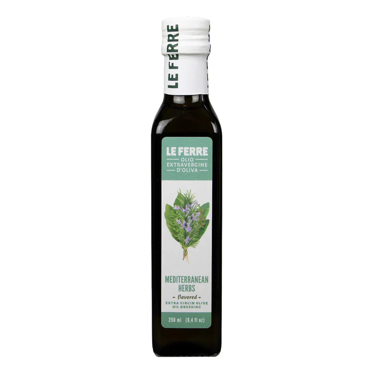 Le Ferre Mediterranean Herbs Infused Extra Virgin Olive Oil 250 ml / 8 ...