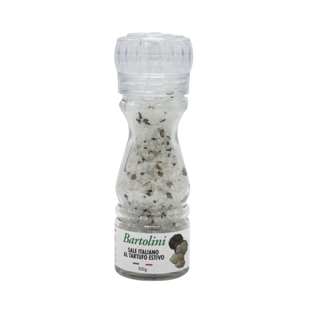 Bartolini Italian Sea Salt w/ Black Truffle in Grinder 100 gr / 3.52 o ...