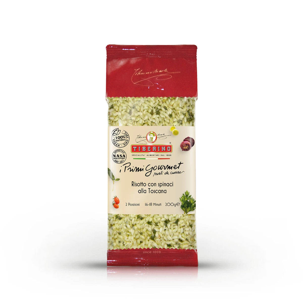 Tiberino Risotto "Toscana" with Spinach, 7 oz – Authentic Italian ...