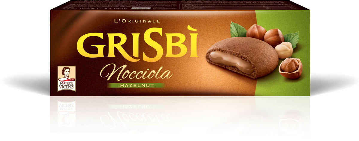 Grisbi Cookies w/ Nocciola Hazelnut Cream Filling 135 gr / 4.76 oz ...